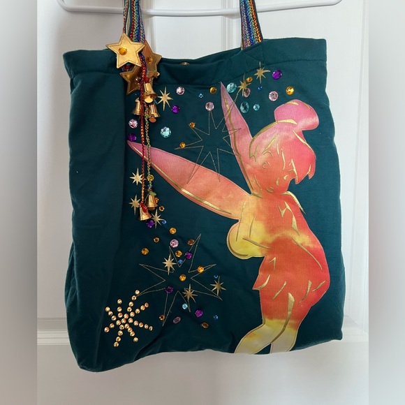 Bags | Tinker Bell Green Tote Bag | Poshmark